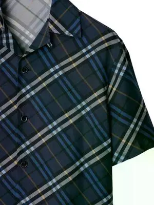 Burberry Checked Silk Shirt