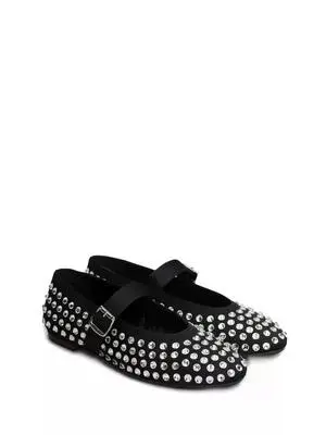 GISEL MOIRE Crystal-embellished Pumps