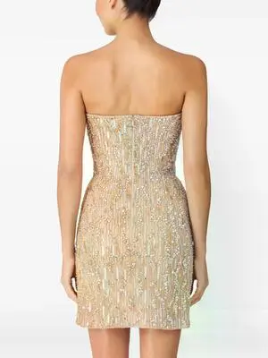 Jenny Packham Minuit Mini Dress - Neutrals