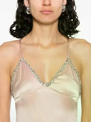 Amen Satin-finish Dress