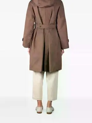 MOORER Double-breasted Trench Coat