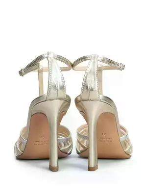 ANNA F. 100mm Leather Sandals