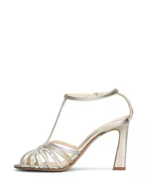 ANNA F. 100mm Leather Sandals