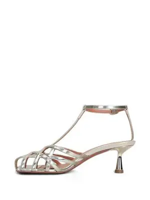 CASTAGNA 60mm Manila Sandals - Silver