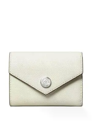Tory Burch Pebble Textured Envelope Wallet - Neutrals