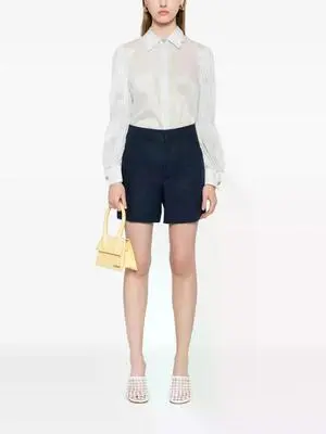 Elisabetta Franchi Flounce-sleeve Muslin Shirt