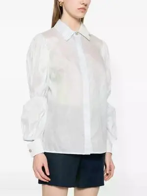 Elisabetta Franchi Flounce-sleeve Muslin Shirt
