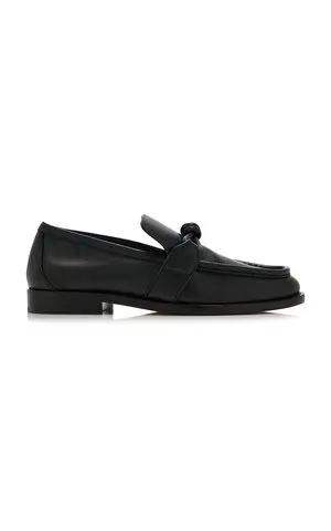 Bottega Veneta Astaire Leather Loafers - Black