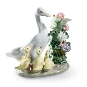 LLADRO How Do You Do Duck Figurine - Multi