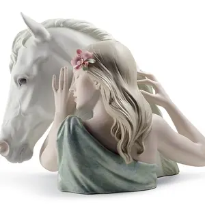 LLADRO A True Friend Horse Sculpture - Multi