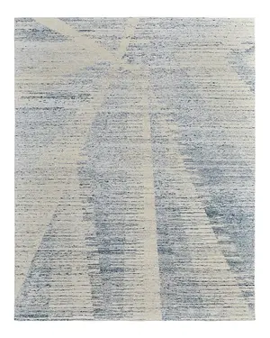 FEIZY Brighton Bri69chf Area Rug, 3' X 5 - Ivory/blue
