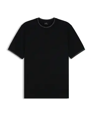 Paul Smith Regular Fit Striped Trim Tee