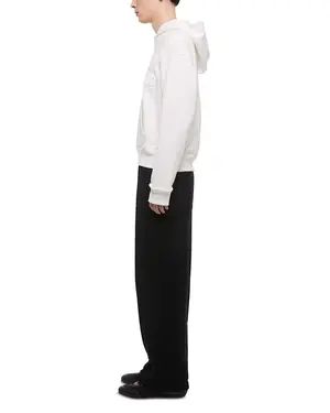 Helmut Lang Embossed Studio Hoodie - White