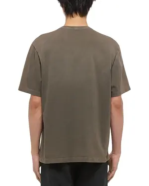Helmut Lang Lazer Short Sleeve Logo Tee - Moss