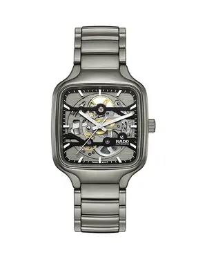 RADO True Square Automatic Watch, 38mm - Gray/gray