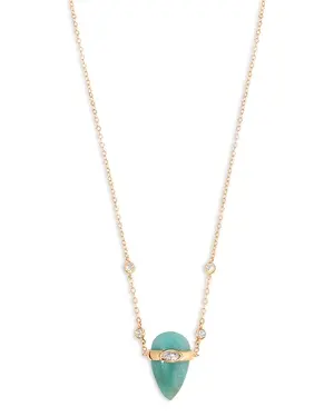 Ettika Solstice & Cubic Zirconia Pendant Necklace - Turquoise