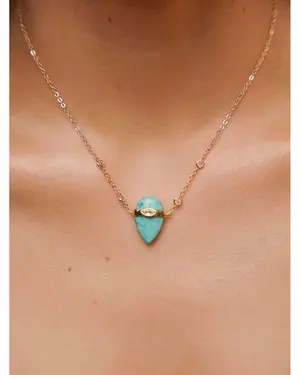 Ettika Solstice & Cubic Zirconia Pendant Necklace