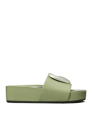 Tory Burch Patos Platform Sandals - Light Jade