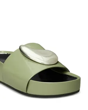 Tory Burch Patos Platform Sandals - Light Jade