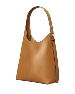 Tory Burch Romy Leather Hobo Bag - Tiramisu Leather