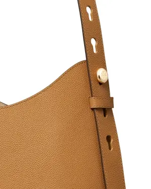 Tory Burch Romy Leather Hobo Bag - Tiramisu Leather