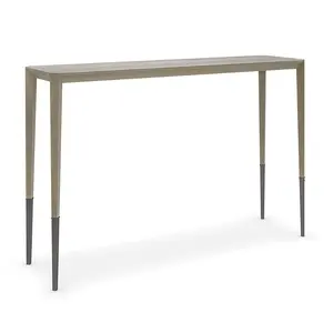 CARACOLE Perfect Together Console Table, Tall - Brushed Brass/deep Bronze
