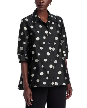 Caroline Rose Button Front Shirt