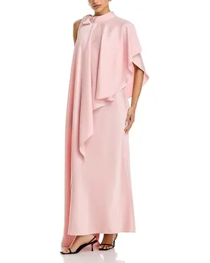 UNGARO Avishag Slip Dress & Cape Set