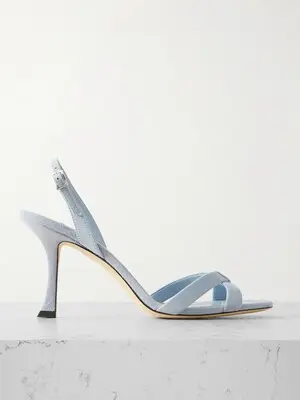 JIMMY CHOO Elsy 90 Suede Sandals