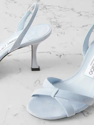 JIMMY CHOO Elsy 90 Suede Sandals