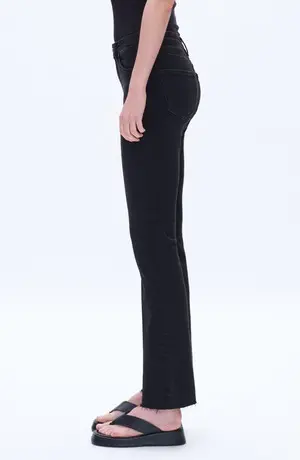 BAYEAS High-rise Bootcut Jeans - Black