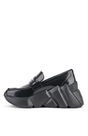 United Nude Space Kick Loafer - Black
