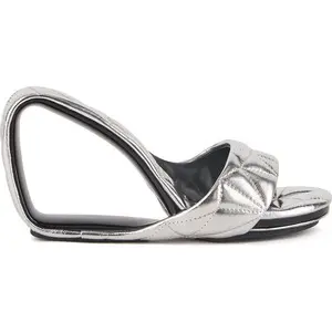 United Nude Mobius Hi Puffy Sandals - Silver Puffy