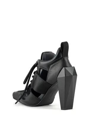 United Nude Gem Sporty Hi Heel Sneakers - Black