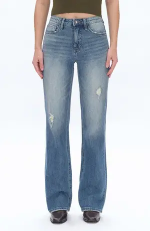 BAYEAS High-rise Bootcut Jeans