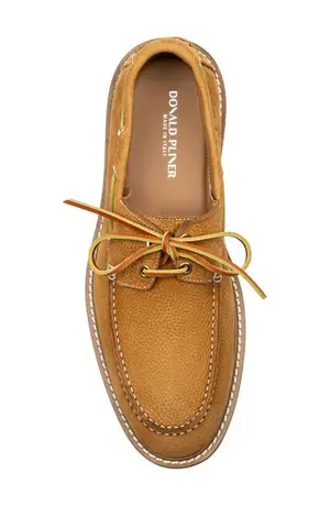 DONALD PLINER Dempsey Boat Shoe - Saddle