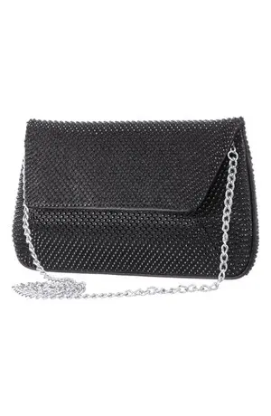 Nina Rommy Crystal Embellished Clutch