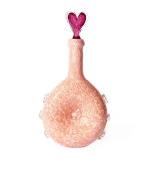 LAETITIA ROUGET Glass Amour Carafe - Pink