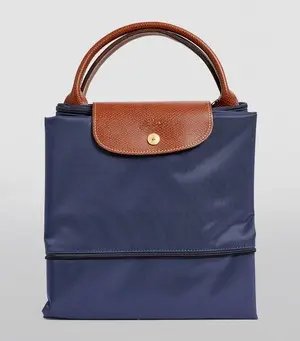 Longchamp Expandable Le Pliage Original Travel Bag - Navy