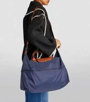 Longchamp Expandable Le Pliage Original Travel Bag - Navy