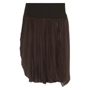 Paloma Wool High-Waisted Ruffle Detail Skirt - Brown