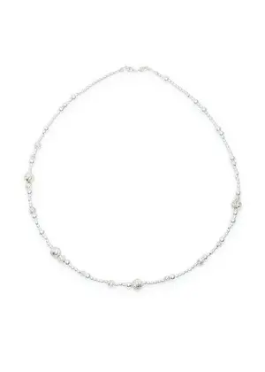 SAPIR BACHAR Eternity Beaded Sterling Necklace - Silver