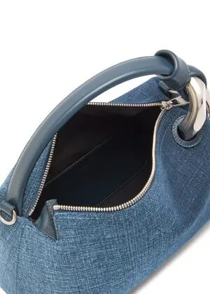 JW Anderson The Jwa Corner Denim Crossbody Bag