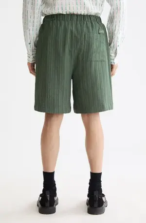 Scotch & Soda Striped Drawstring Shorts - Thyme