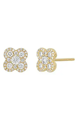 Bony Levy Mika Diamond Stud Earrings - 18k Yellow Gold