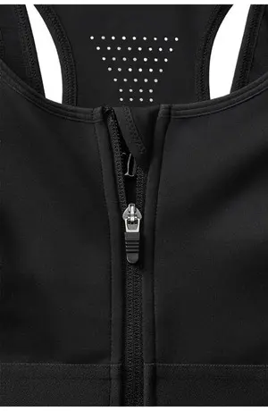 FABLETICS Front Zip High Impact Sports Bra