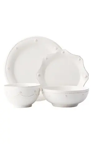 JULISKA Berry & Thread 4-piece Place Setting - Whitewash