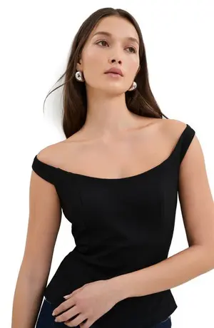 MARCELLA Eliana Off-the-shoulder Top