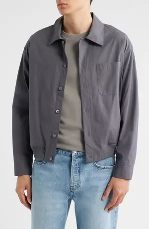 FRAME Cotton Jacket - Cloud Grey