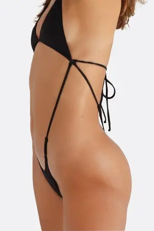 MINIMALE ANIMALE Bijou One-piece Swimsuit - Black